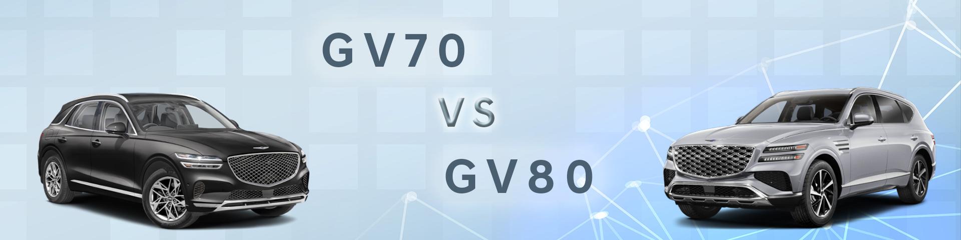 The 2025 Genesis GV70 vs GV80